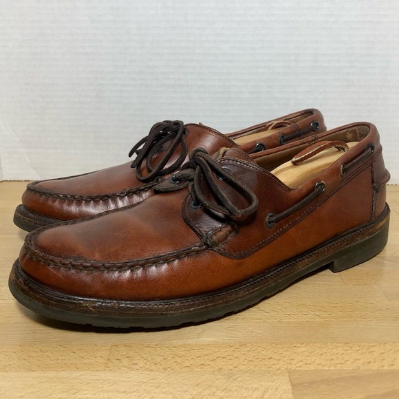Sebago | Shoes | Sebago Handsewns Schooner Saddlers Leather Boat Shoes ...